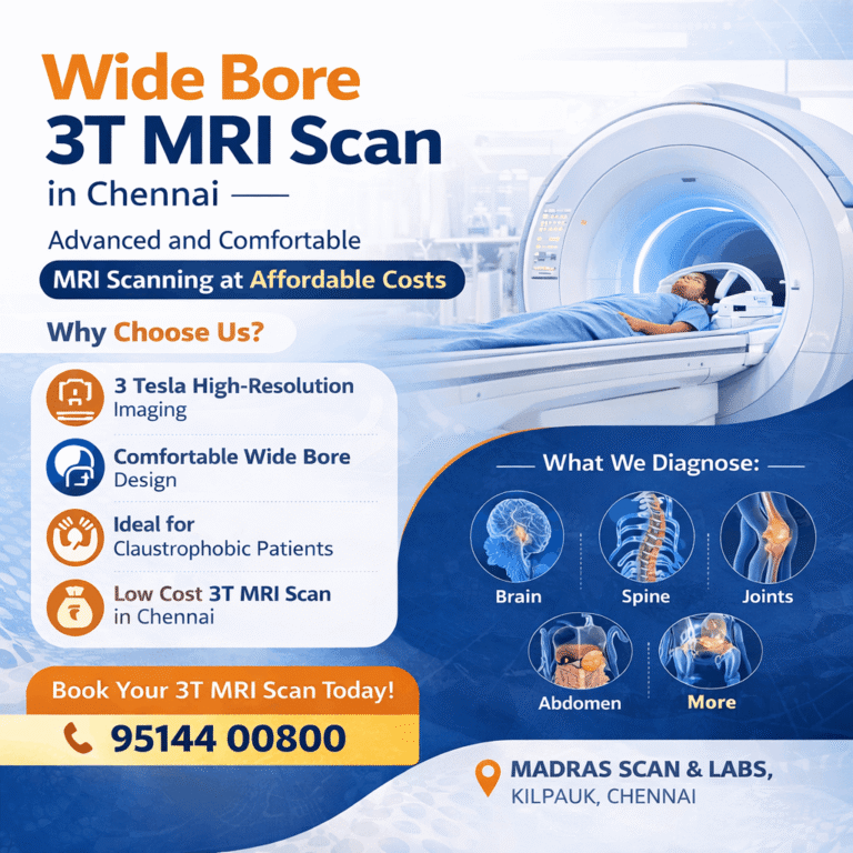 Best 3T MRI Scan in Chennai - Madras Scans