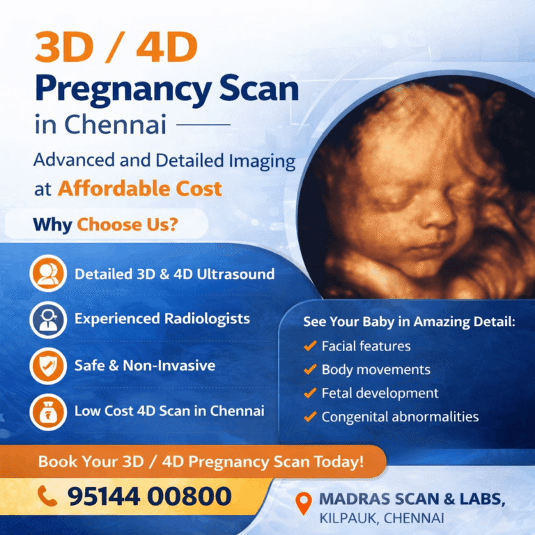 Best 3D & 4D Pregnancy Scan in Chennai | Madras Scans & Labs